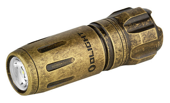 Olight i18 Rechargeable Keychain LED Flashlight, 180 Max Lumens, 87th Anniversary Brass Body ...