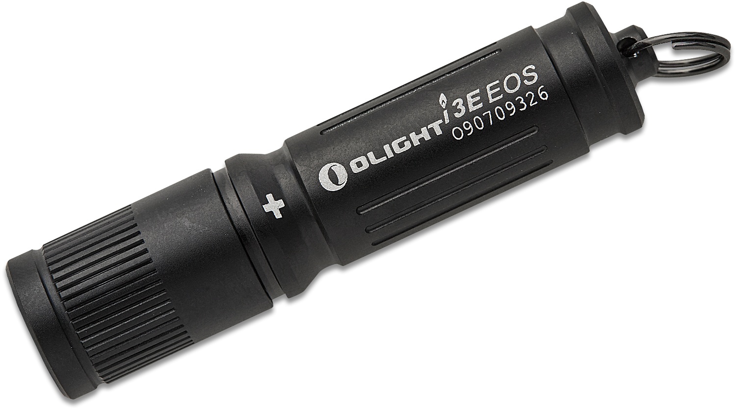 Olight i3E EOS KnifeCenter Edition Black Keychain LED Flashlight, 90 ...