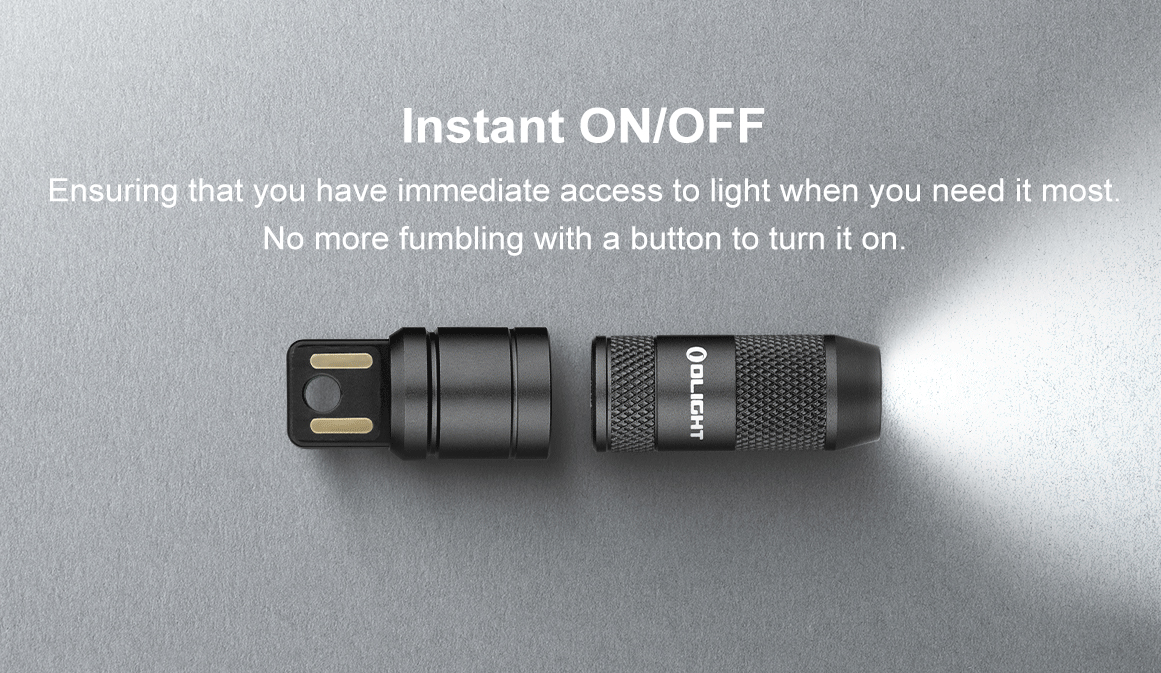 Olight iMini 2 Rechargeable Keychain LED Flashlight, Black, 50 Max ...