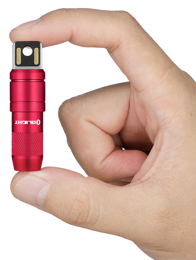 Olight iMini 2 Rechargeable Keychain LED Flashlight, Passionate Red, 50 ...
