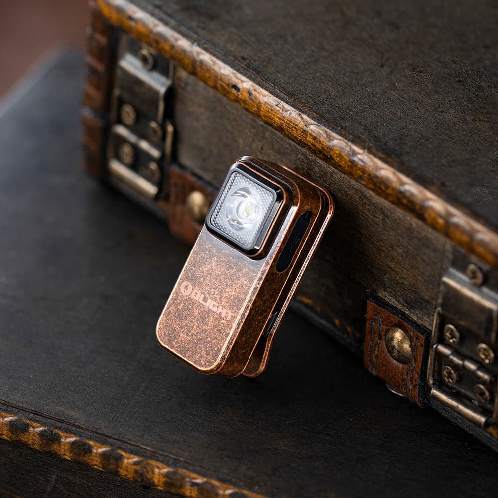 Olight Oclip Clip Light, Copper, 300 Max Lumens - KnifeCenter - OLIGHT ...