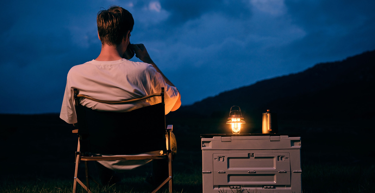 Olight OLantern Classic Mini Rechargeable LED Lantern, Black, 300 Max ...