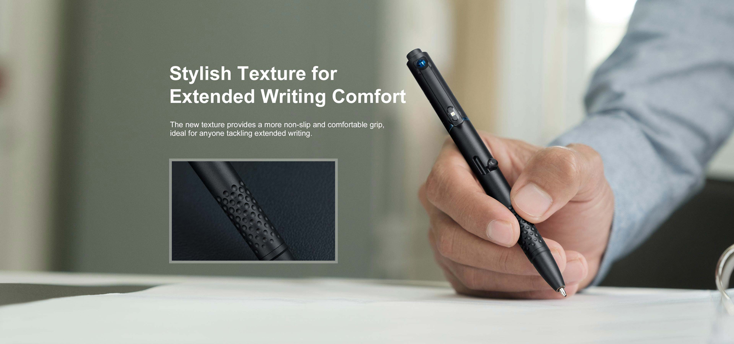 Olight O'Pen Glow Pen with Integrated LED Flashlight and Charging Base ...