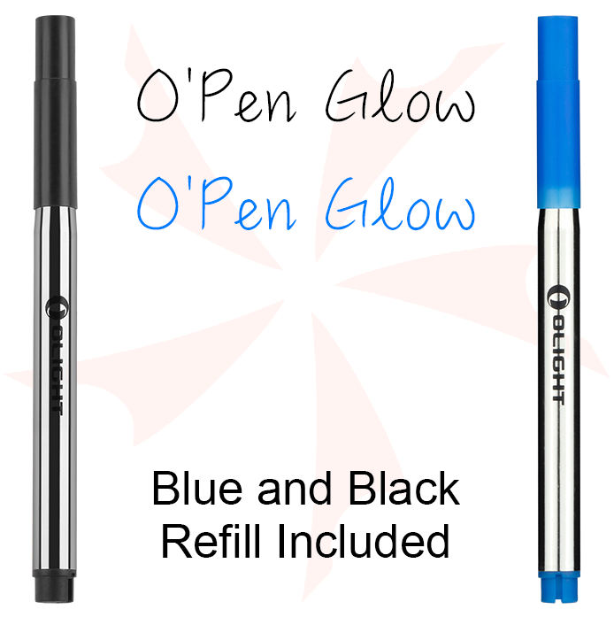 Olight O'Pen Glow Pen with Integrated LED Flashlight and Charging Base ...
