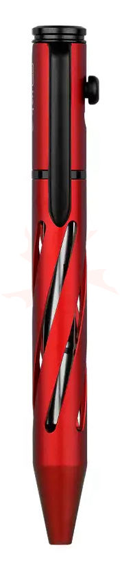Olight O'Pen Mini Bolt-Action Pen, Red - KnifeCenter - OLIGHT-OPEN-MINI ...