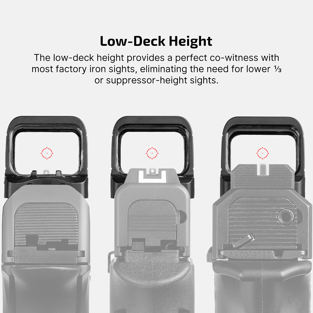Olight Osight S Rechargeable Optic, Red Reticle, 2 MOA Dot and 32 MOA ...