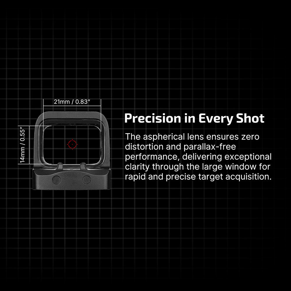 Olight Osight S Rechargeable Optic, Red Reticle, 2 MOA Dot and 32 MOA ...