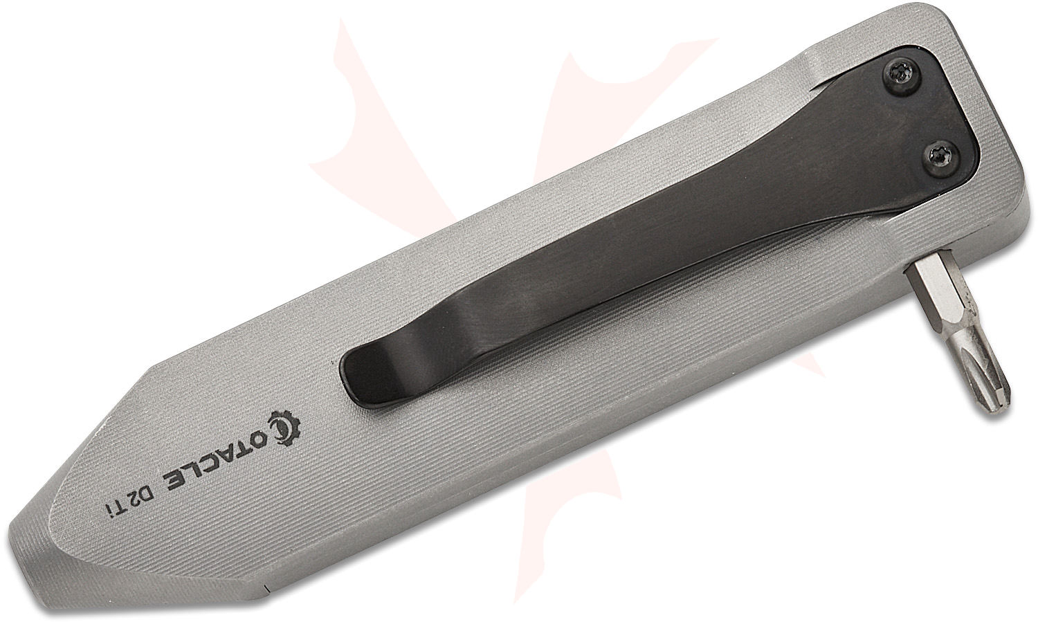 Oknife Otacle D2 TI Compact EDC Multi-Bit Driver, Sandblasted Titanium, Hardcase - KnifeCenter ...