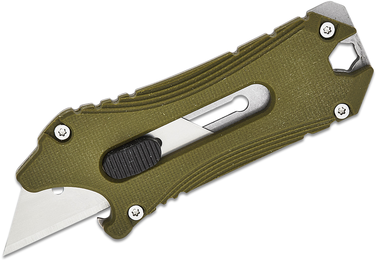 Olight Oknife Otacle Utility Knife 3.38" Closed, SK2 Blade, Olive Green ...