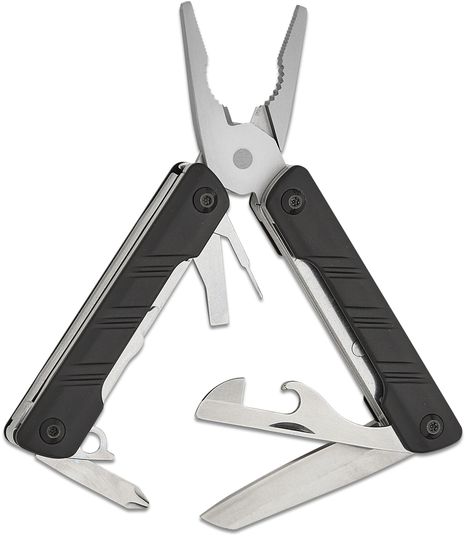 Oknife Otacle P1 11-Function Multi-Tool 2.65" Closed, Black Aluminum Alloy Handles - KnifeCenter ...
