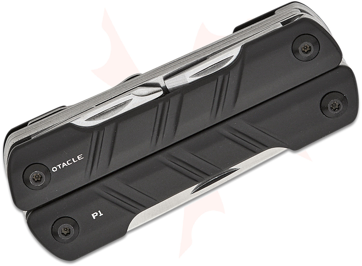 Oknife Otacle P1 11-Function Multi-Tool 2.65" Closed, Black Aluminum ...