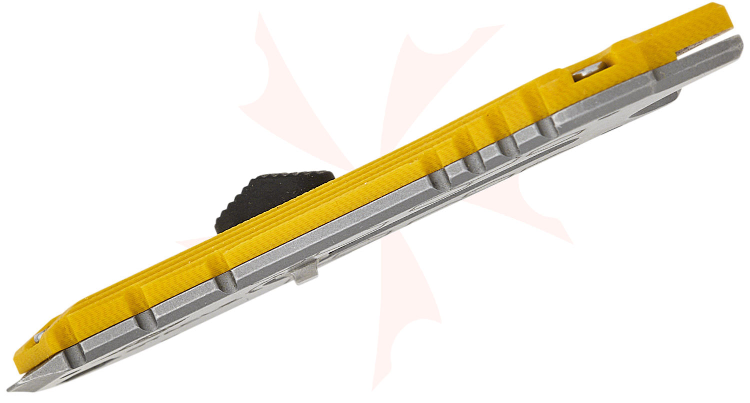 Olight Oknife Otacle Utility Knife 3.38" Closed, SK2 Blade, Yellow G10 ...