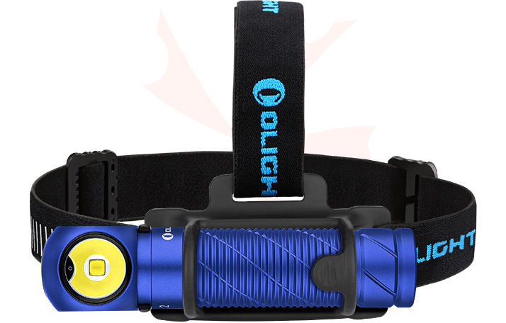 Olight Perun 2 Blue Right-Angle Rechargeable LED Flashlight with ...