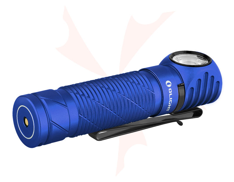 Olight Perun 2 Blue Right-Angle Rechargeable LED Flashlight with ...