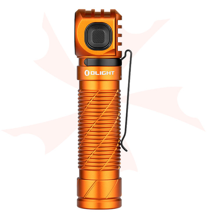 Olight Perun 3 Orange Right-Angle Rechargeable LED Flashlight with ...