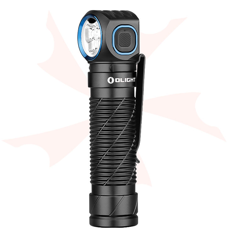 Olight Perun 3 Black Right-Angle Rechargeable LED Flashlight with ...