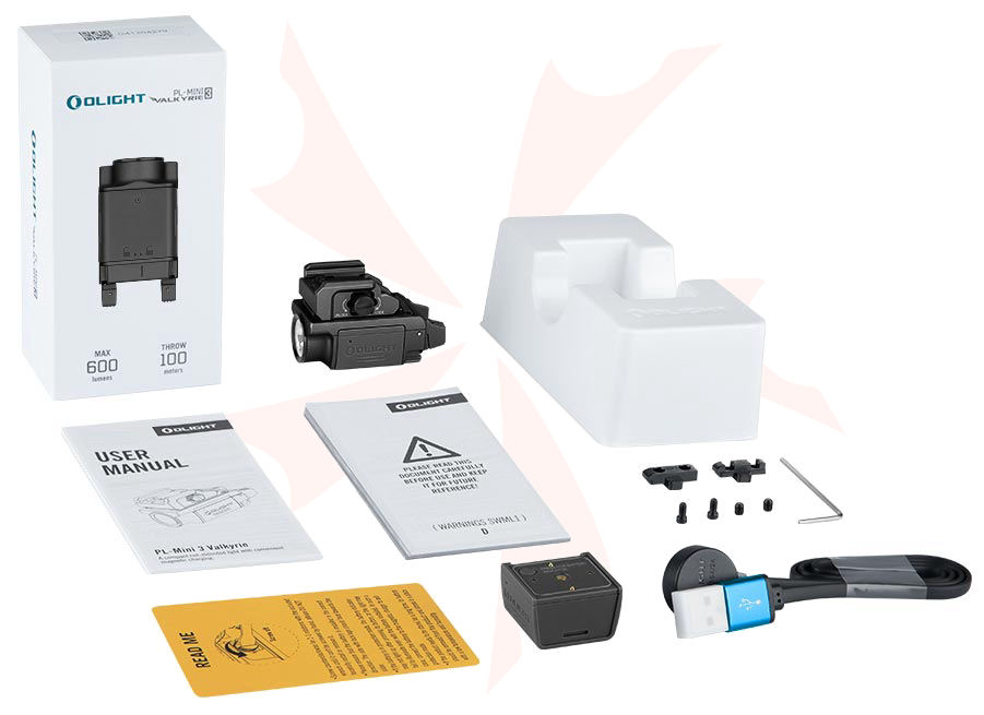 Olight PL-Mini 3 Valkyrie Rechargeable LED Rail Mounted Weaponlight ...