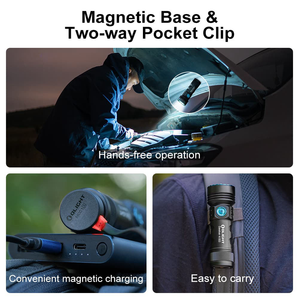 Olight Seeker 4 Mini Limited Edition Rechargeable Cool White LED ...