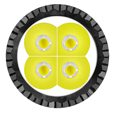 Olight Seeker 4 Pro Rechargeable Cool White LED Flashlight, OD Green ...