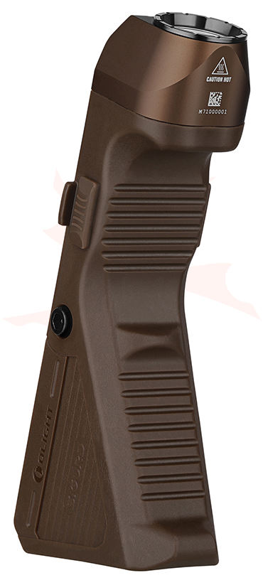 Olight Sigurd Angled Grip LED Weaponlight, Desert Tan, 1450 Max Lumens ...