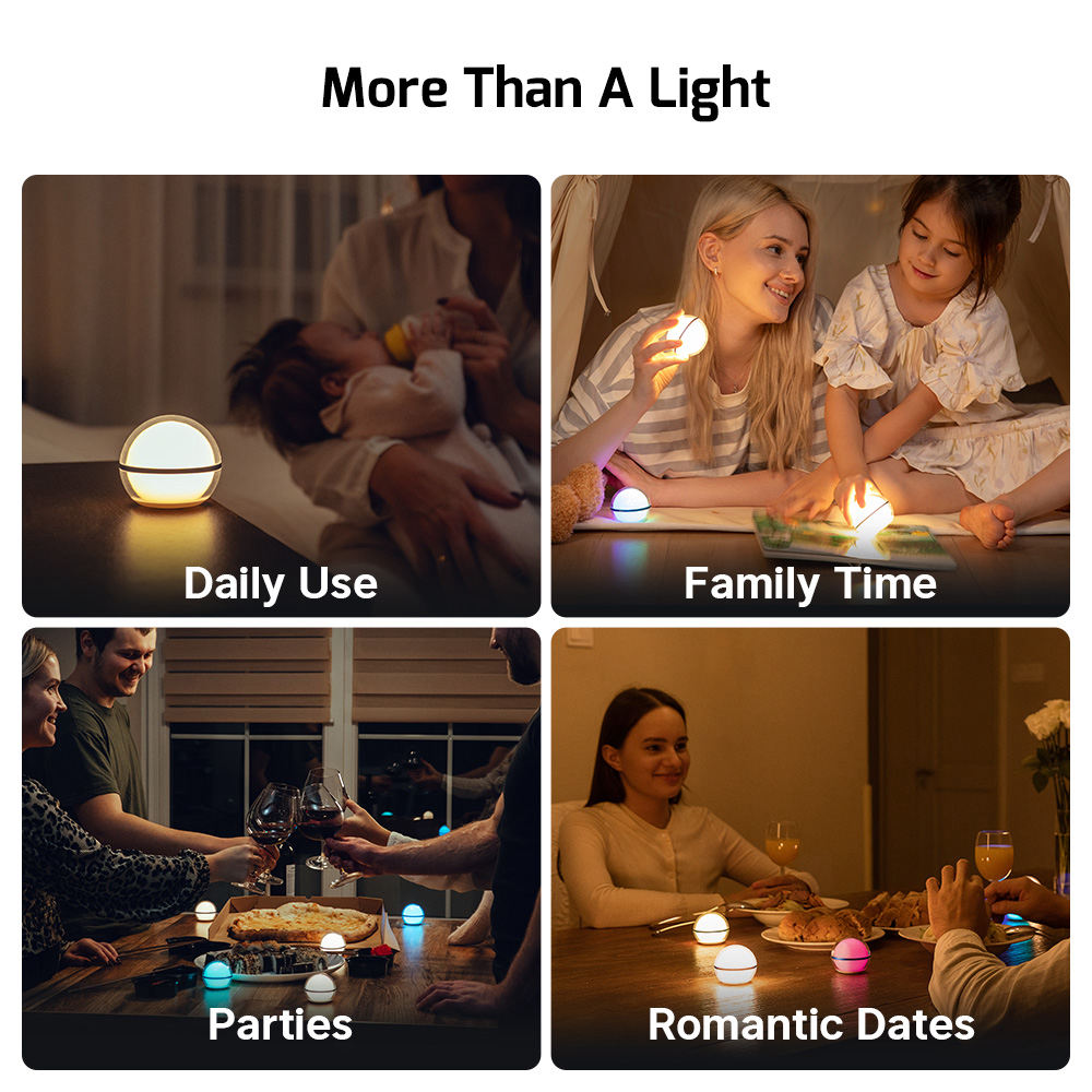 Olight Sphere LED Rechargeable Lantern with App Control, Blue, 75 Max ...