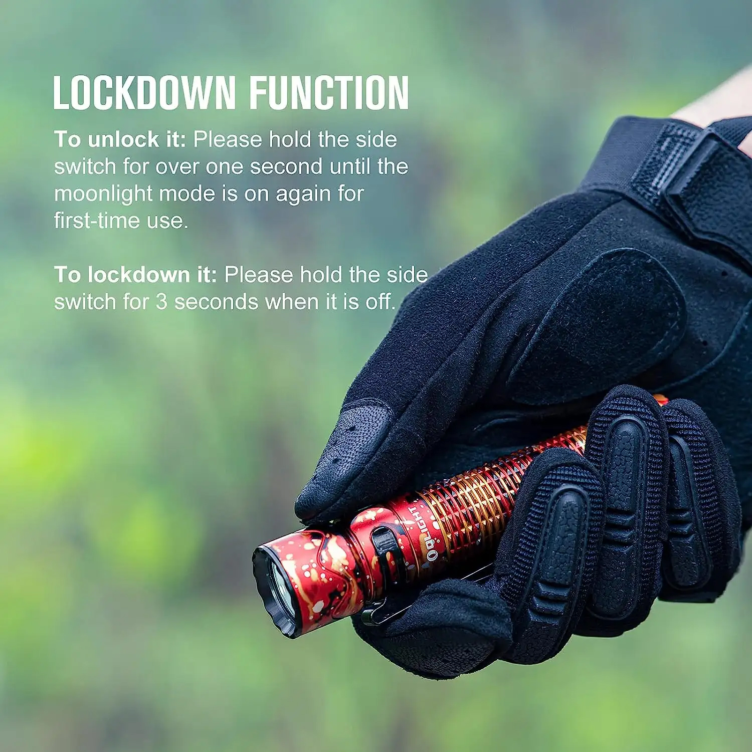 Olight Warrior Mini 2 Rechargeable LED Tactical Flashlight, Lava Camo ...