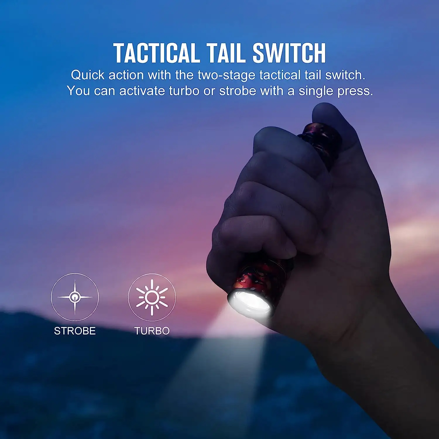 Olight Warrior Mini 2 Rechargeable LED Tactical Flashlight, Lava Camo ...