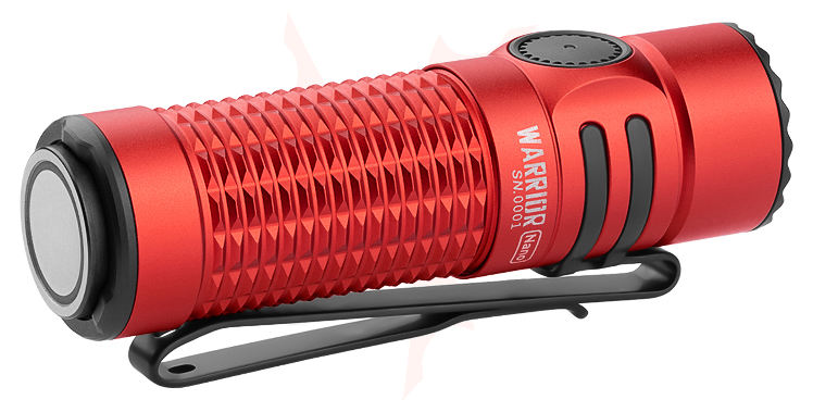 Olight Warrior Nano Tactical Rechargeable LED Flashlight, Red, 1200 Max ...
