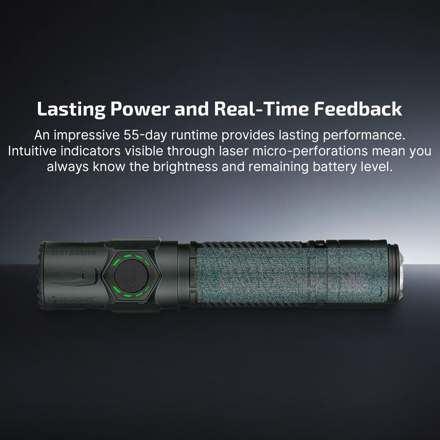 Olight Warrior Ultra Lightweight Tactical Rechargeable LED Flashlight ...