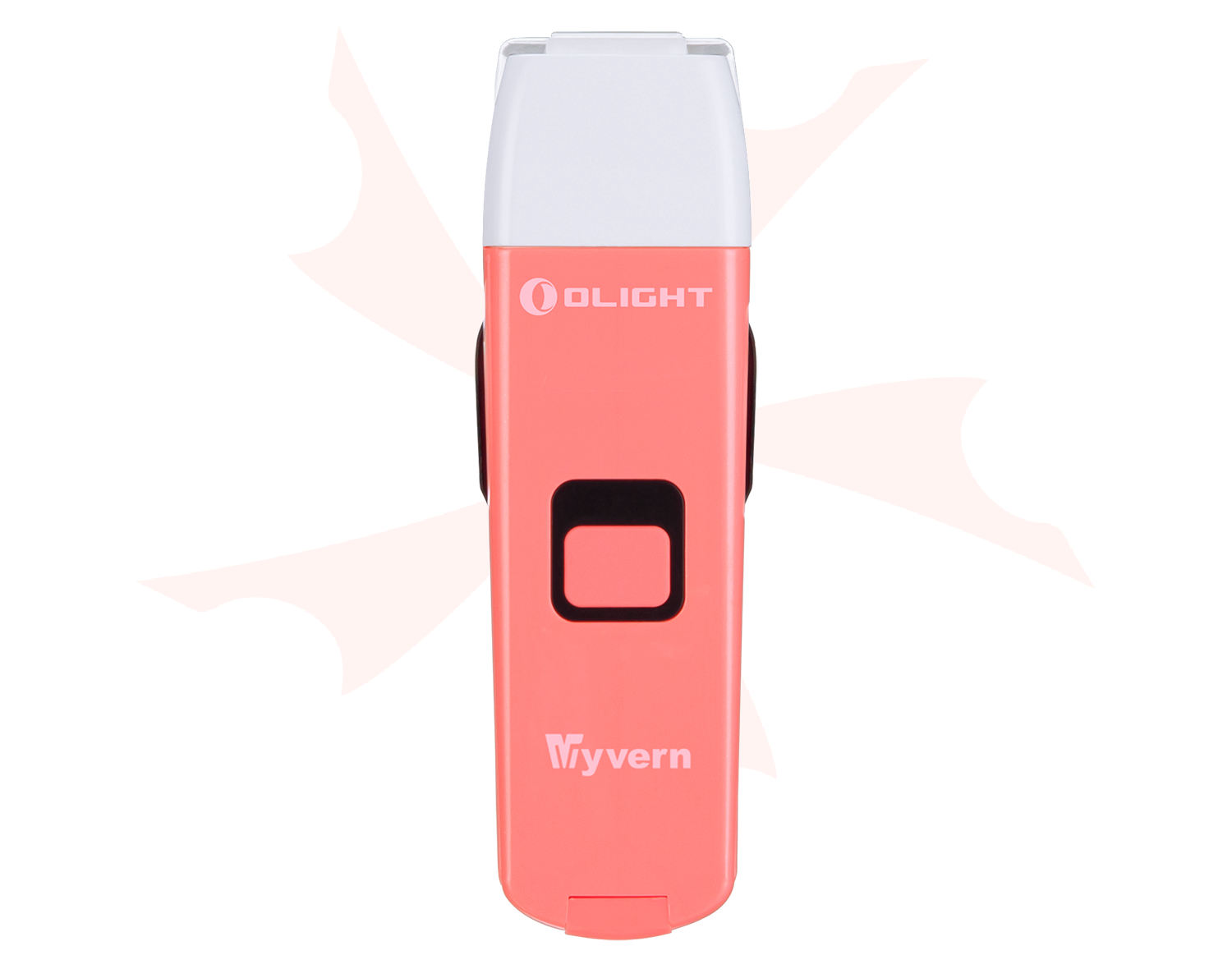 Olight Wyvern Rechargeable LED Bike Light, Pink, 300 Max Lumens - KnifeCenter - WYVERN-PNK