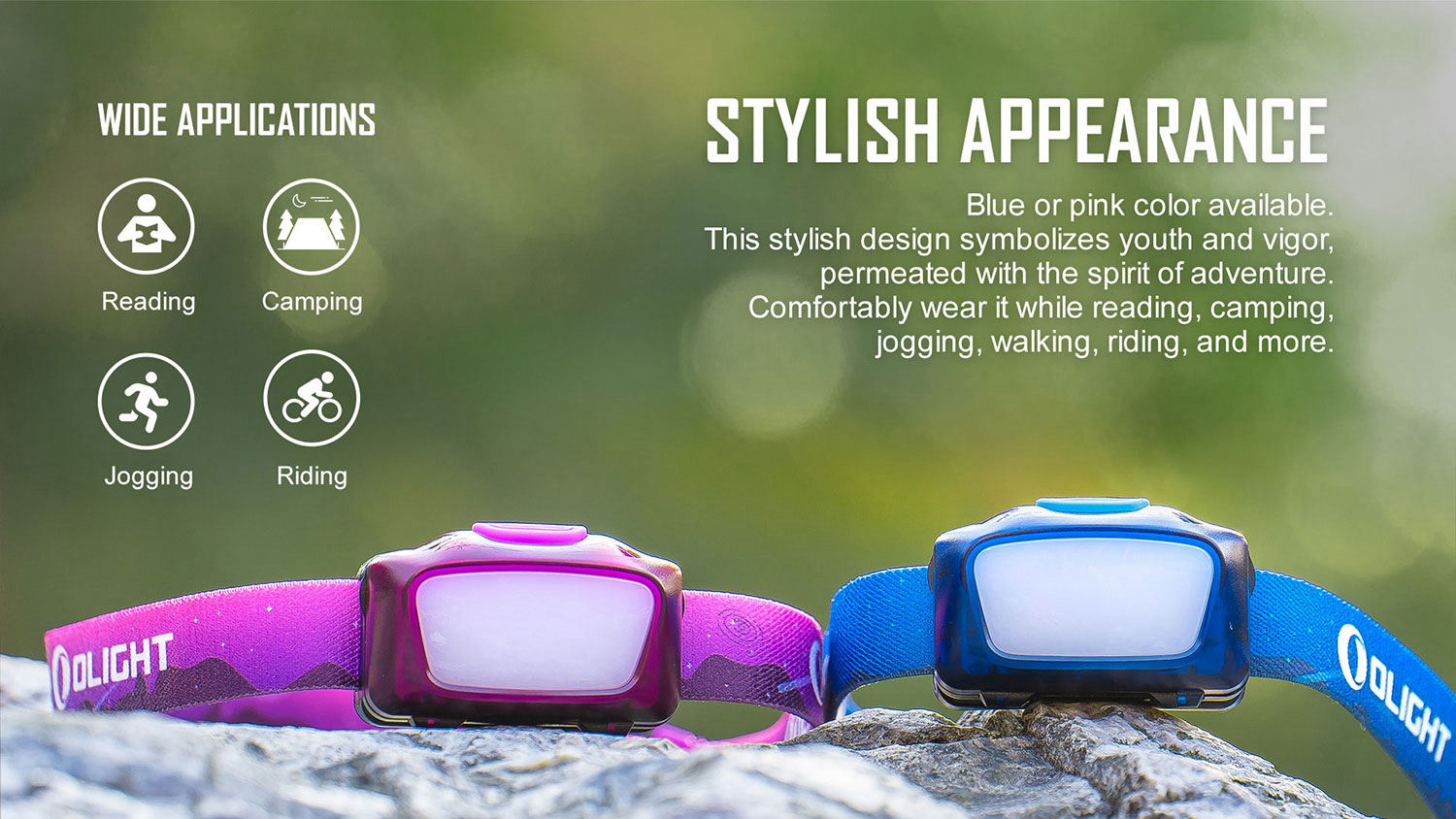 Olight H05 Lite LED Headlamp, Blue, 45 Max Lumens - KnifeCenter ...