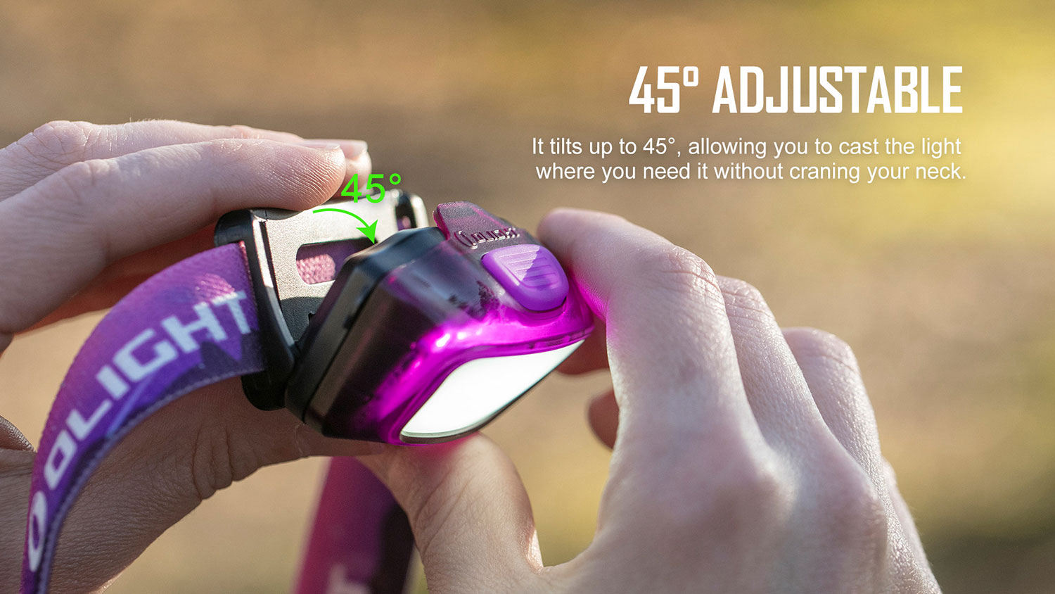 Olight H05 Lite LED Headlamp, Blue, 45 Max Lumens - KnifeCenter ...