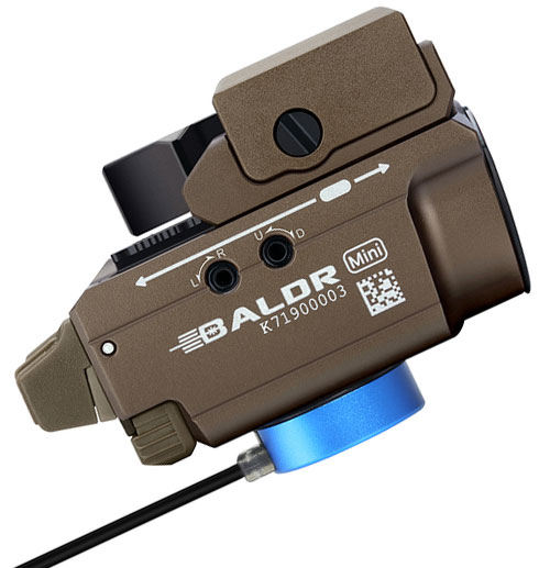 Olight BALDR Mini LED Weaponlight, Desert Tan, 600 Max Lumens - KnifeCenter