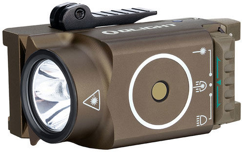 Olight BALDR Mini LED Weaponlight, Desert Tan, 600 Max Lumens - KnifeCenter