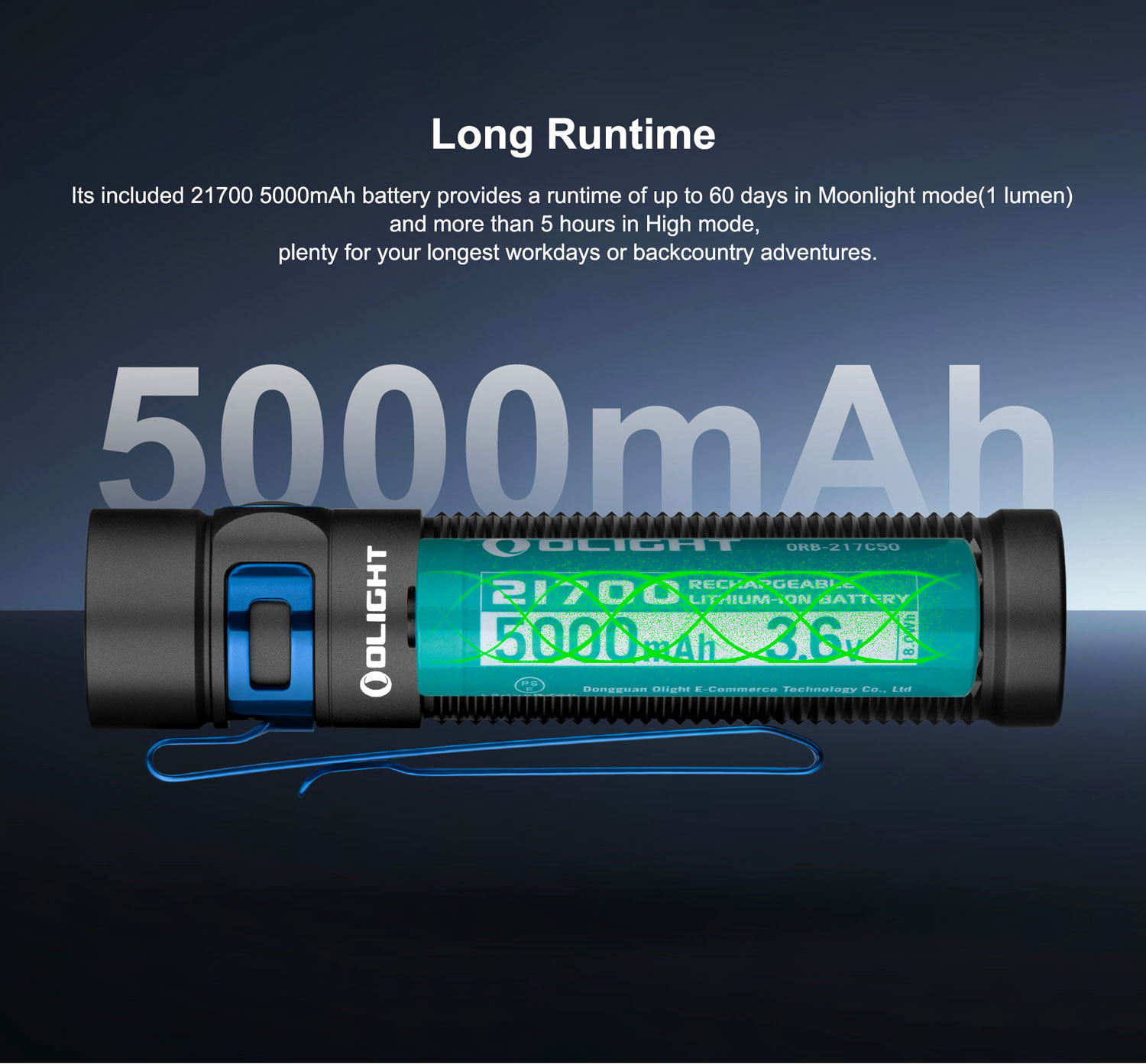 Olight Baton 3 Pro Max Rechargeable Neutral White LED Flashlight, Black ...