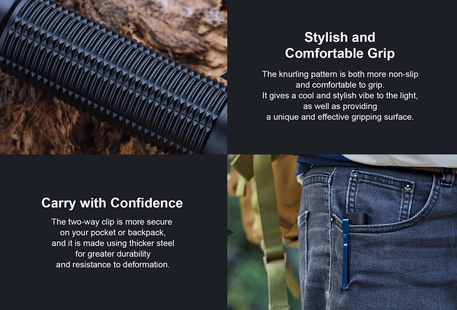 Olight Baton 3 Pro Max Rechargeable Neutral White LED Flashlight, Black ...