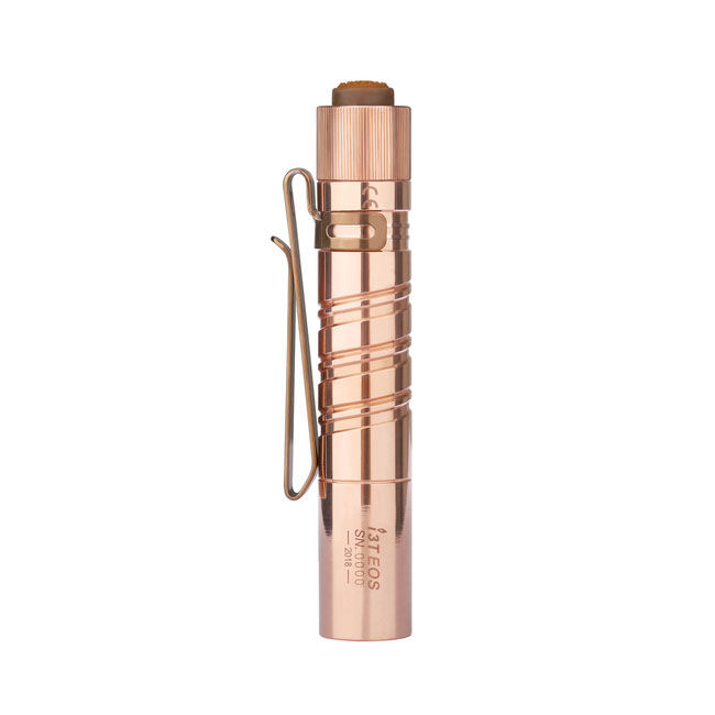 Olight i3T EOS Cu Limited Copper Edition Keychain LED Flashlight, 180 ...