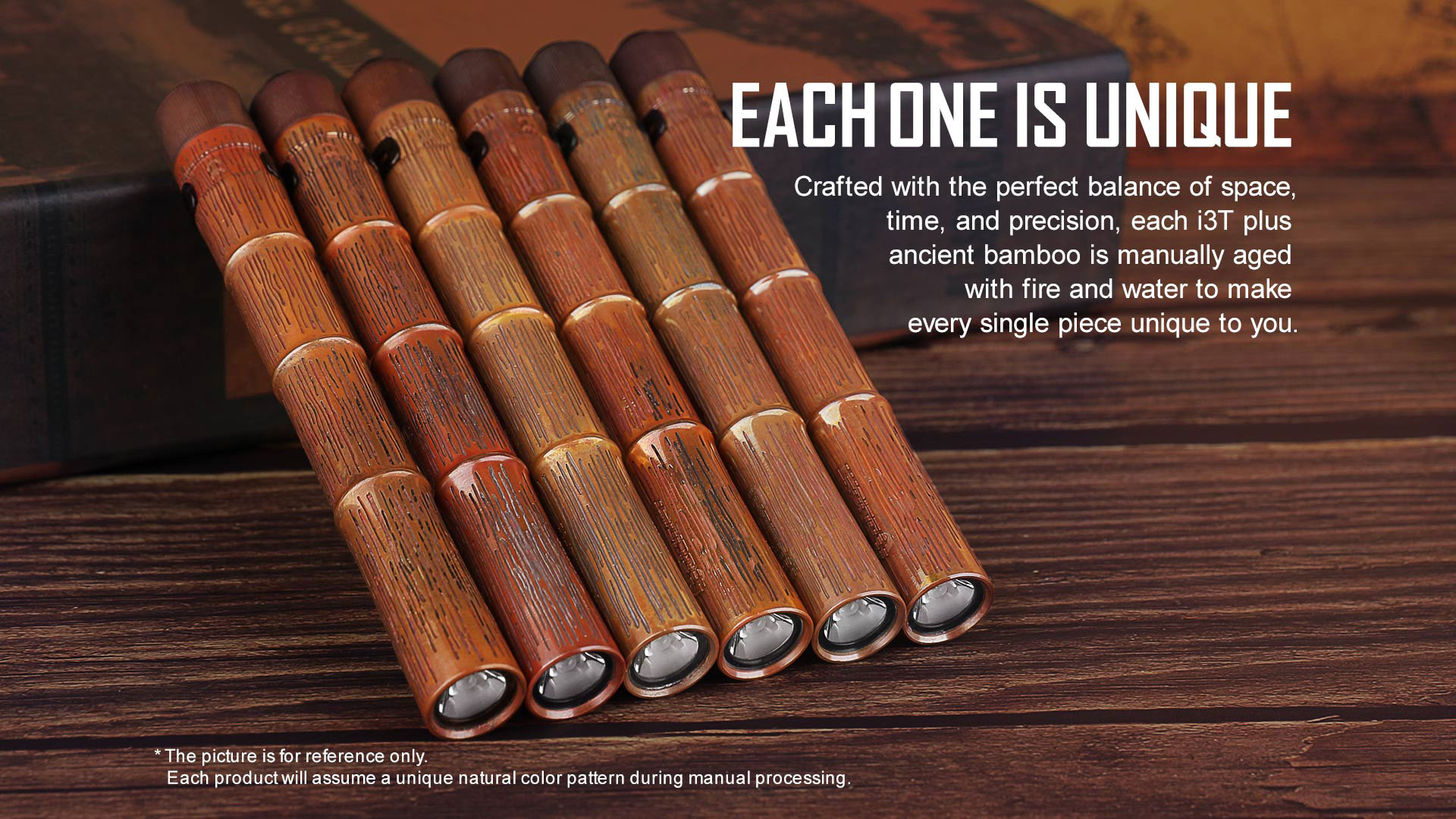 Olight i3T Plus Limited Edition Ancient Bamboo LED Flashlight, 250 Max ...