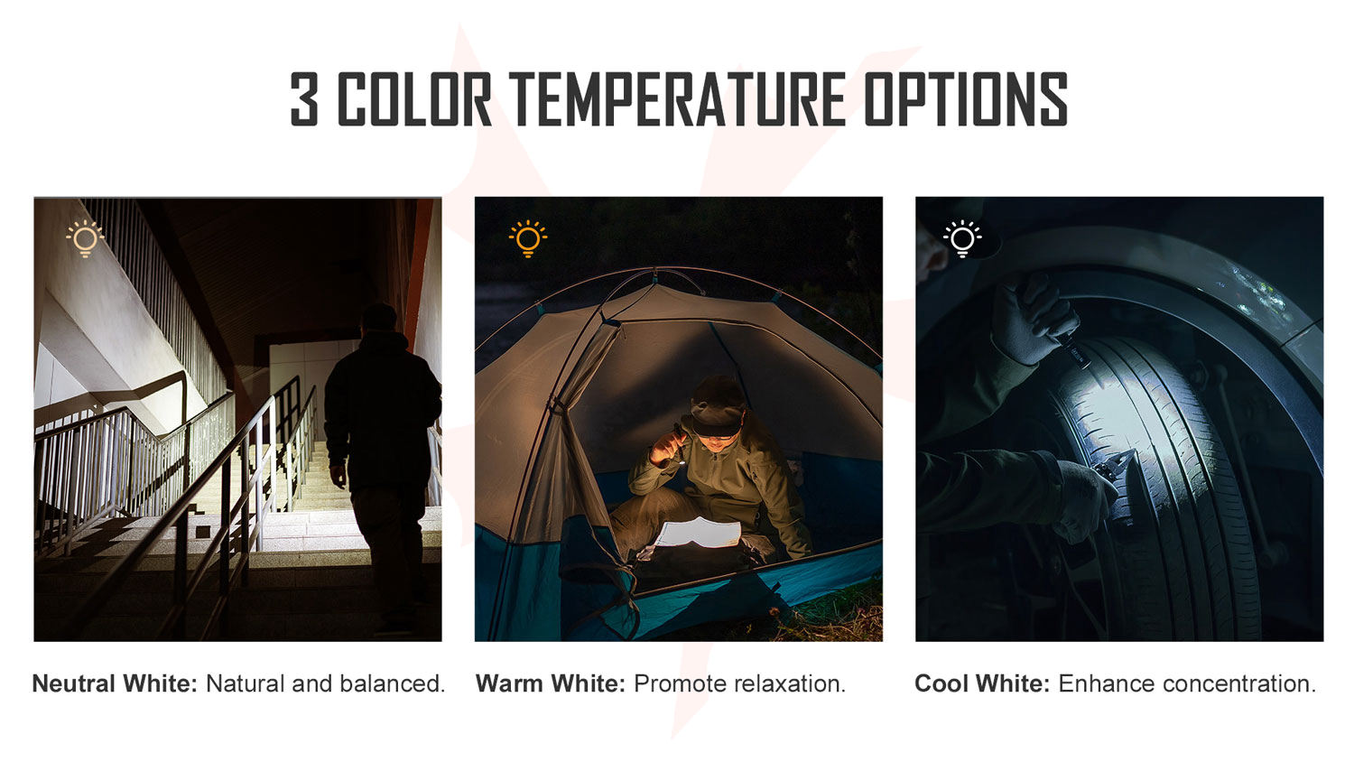 Olight i5T Plus Pebble Cool White EDC LED Flashlight, Orange, 550 Max ...