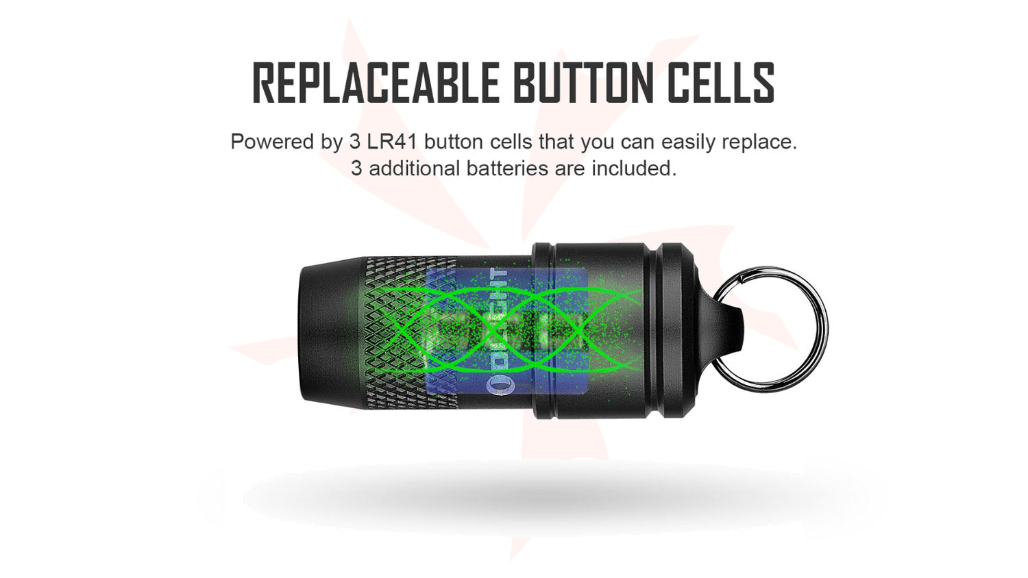 Olight iMini Keychain LED Flashlight, Red, 10 Max Lumens - KnifeCenter ...