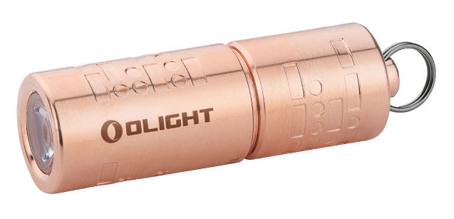 Olight Limited Edition iMorse Keychain LED Flashlight, Copper, 180 Max ...