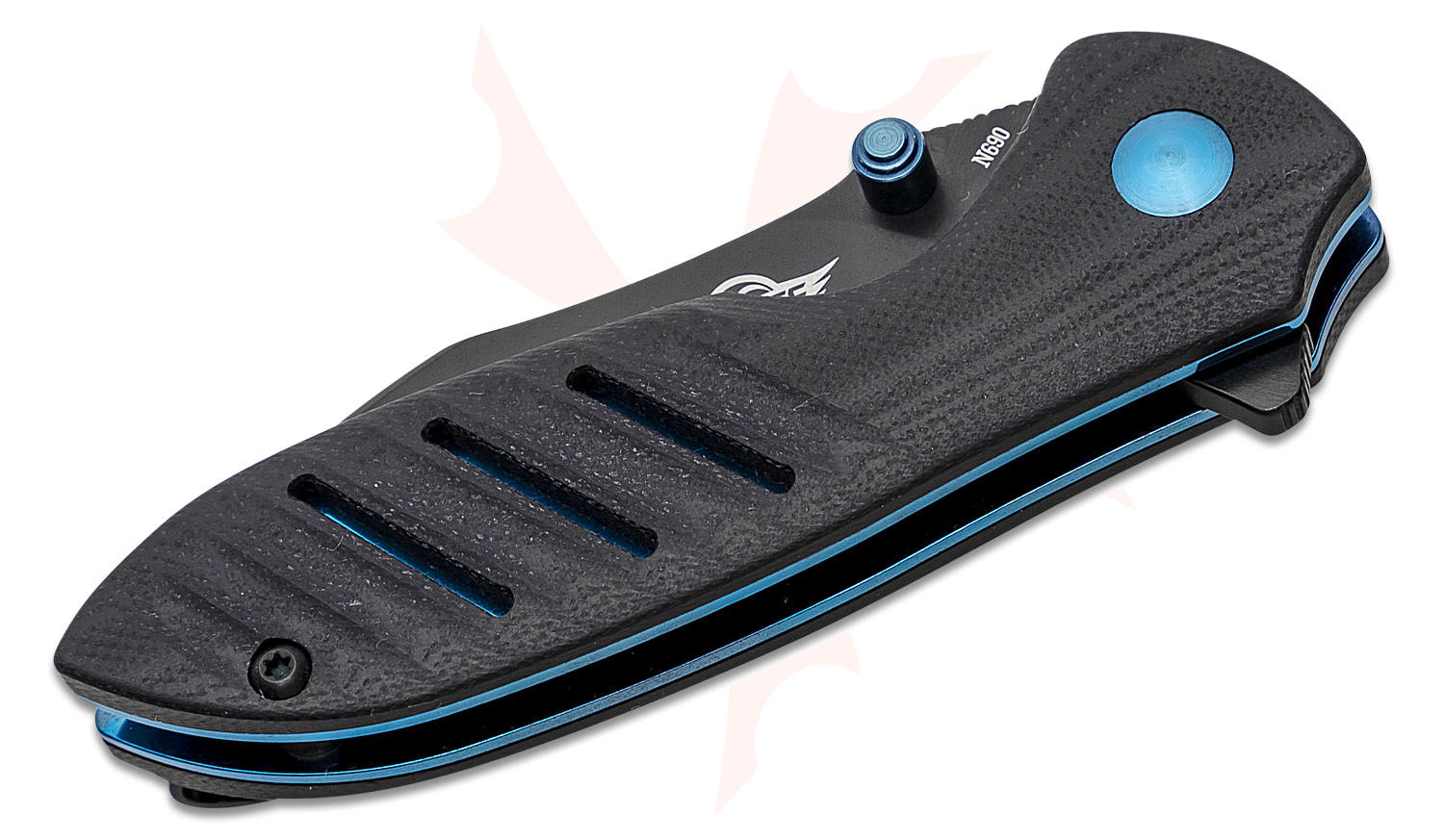 Olight Oknife Mini Drever Flipper Knife 2.5" Black N690 Sheepsfoot ...