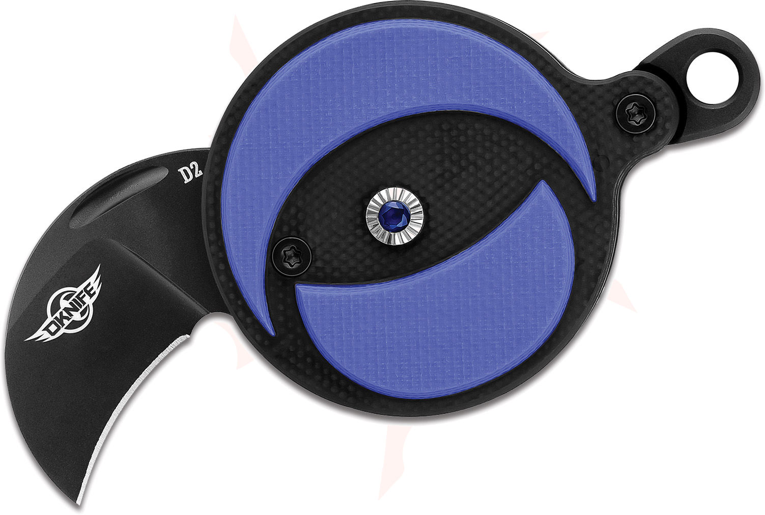 Olight Oknife Nightclaw EDC Keychain Knife 0.92" D2 Black Hawkbill ...