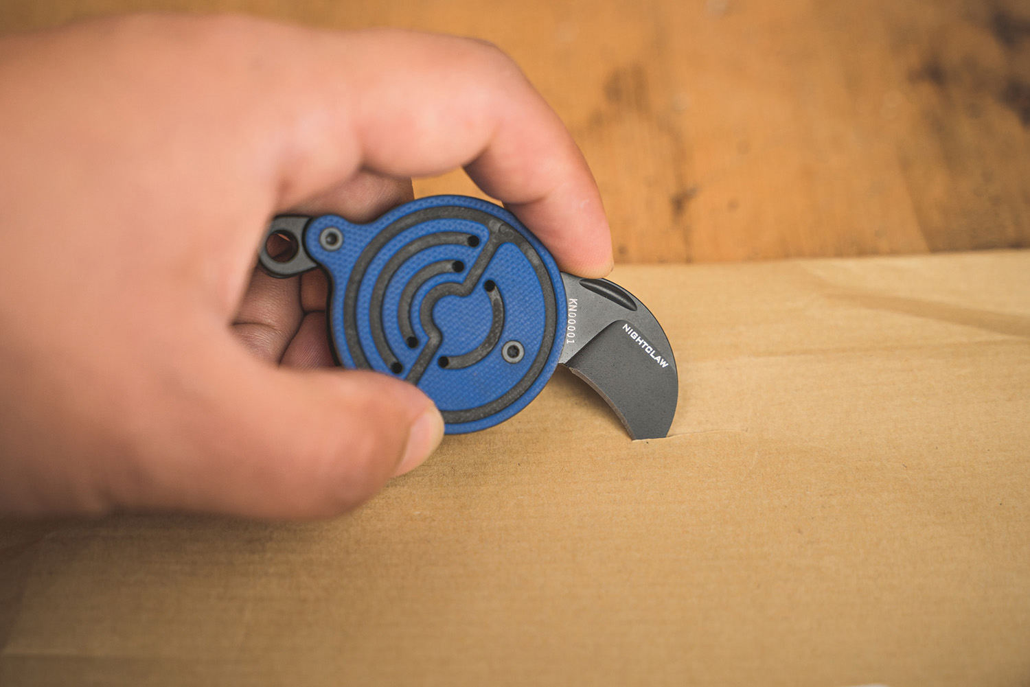 Olight Oknife Nightclaw EDC Keychain Knife 0.92" D2 Black Hawkbill ...