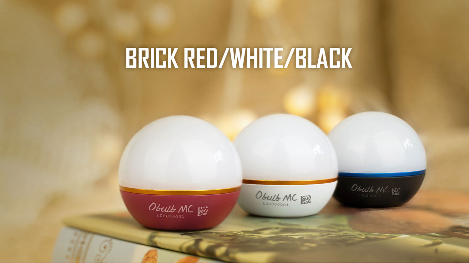 Olight Obulb MC Multi-Color LED Rechargeable Waterproof Lantern, Orange ...