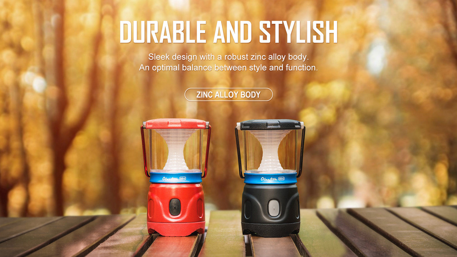 Olight OLantern Mini LED Rechargeable Lantern, Wine Red, 150 Max Lumens ...