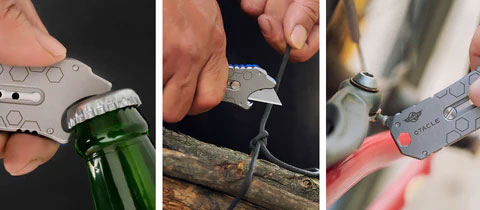 Olight Oknife Otacle Utility Knife 3.38" Closed, SK2 Blade, Blue G10 ...
