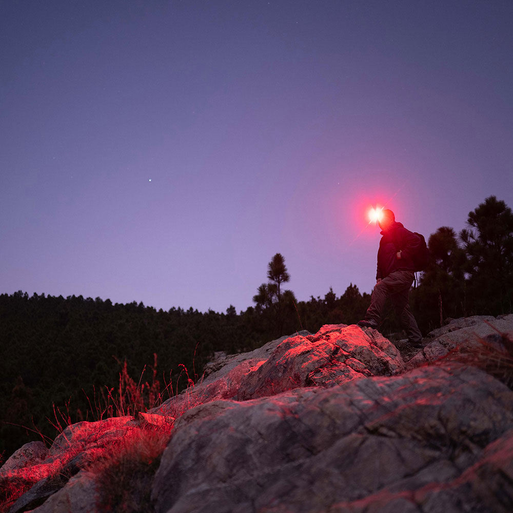 Olight Perun 2 Mini Orange Right-Angle Rechargeable LED Flashlight with ...