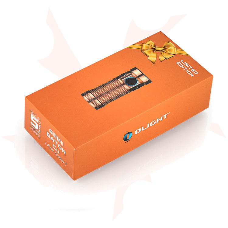 Olight S Mini Cu Limited Edition Baton LED Flashlight, Raw Copper, 550 ...