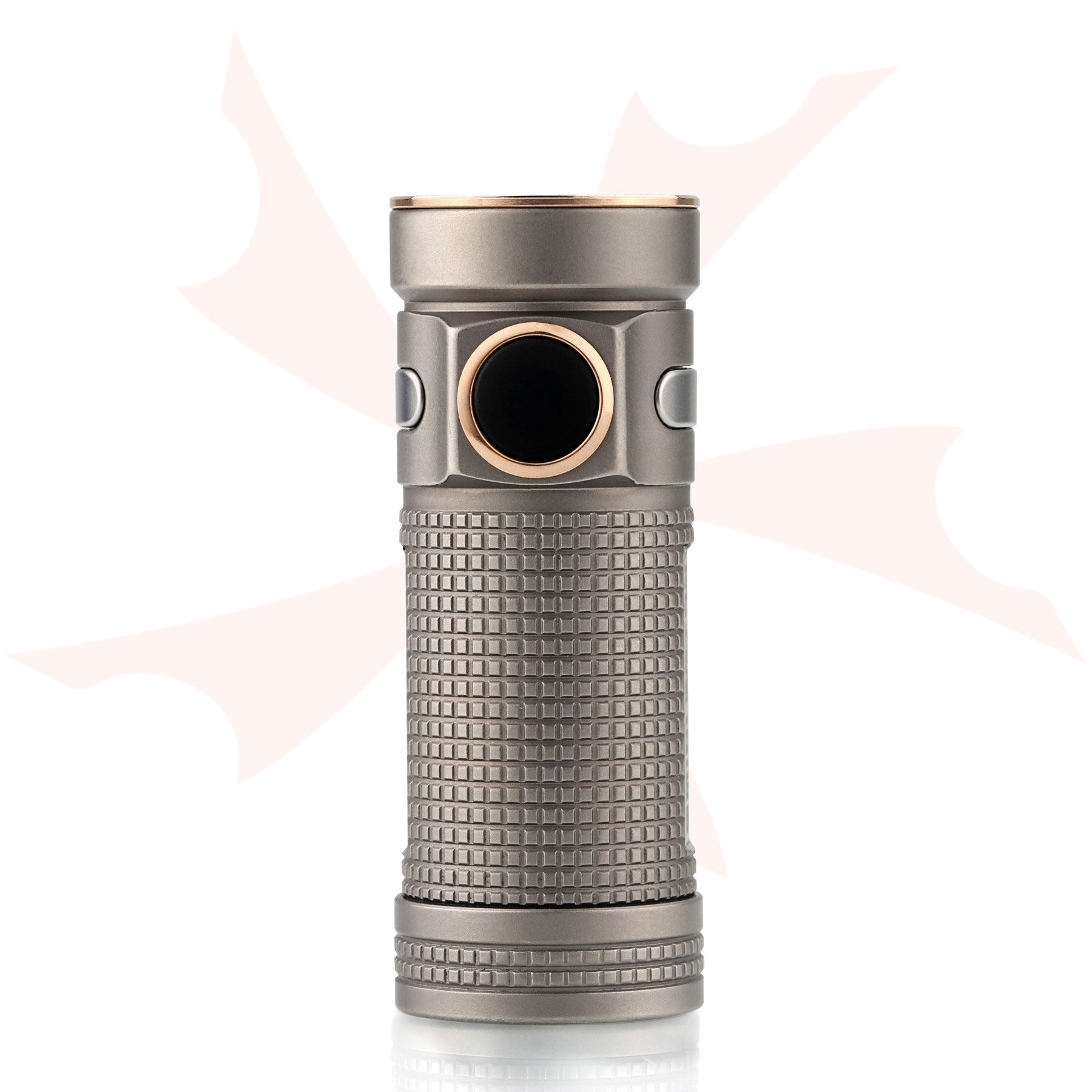 Olight S Mini Ti Limited Edition Baton LED Flashlight, Bead Blast, 550 ...